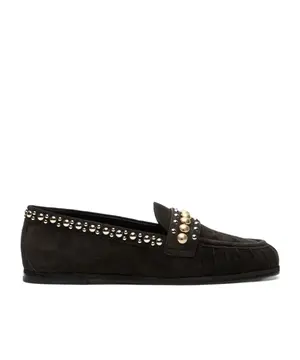 STUART WEITZMAN Perry Studded Loafers - Shadow