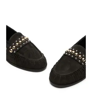 STUART WEITZMAN Perry Studded Loafers - Shadow