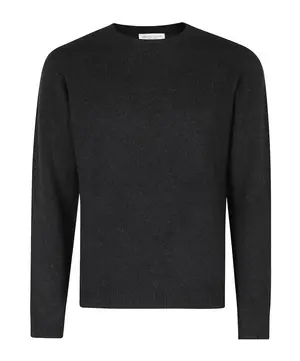 ROBERTO COLLINA Crew-neck Knitted Pullover