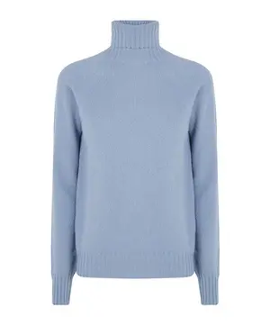 DRUMOHR Ribbed Turtleneck Knitted Sweater