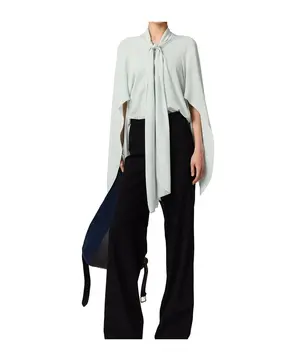 Stella McCartney Tie-neck Silk Shirt