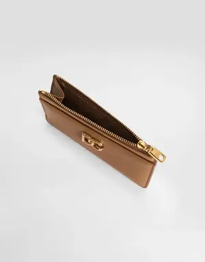 Dolce & Gabbana Calfskin Card Holder With Dg Logo