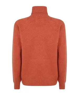 DRUMOHR Roll Neck Raglan Sleeved Sweater