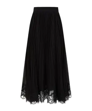 Zimmermann Pleated Lace Skirt