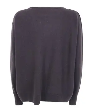 D.exterior Striped Knit Top