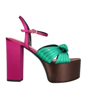 Valentino Garavani Logo High-heeled Platform Sandals