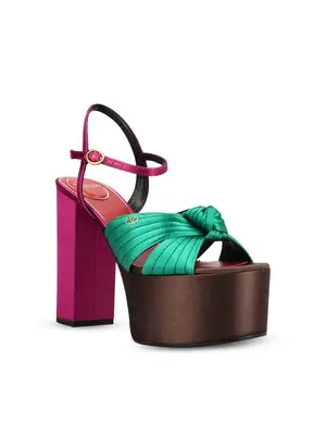 Valentino Garavani Logo High-heeled Platform Sandals