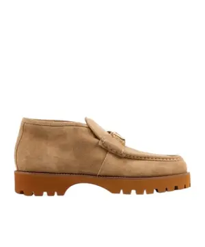 Valentino Garavani Round-toe Ankle Boots - Camel