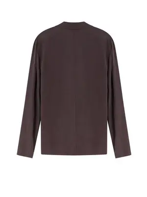 ALYSI Single-breasted Silk Blazer