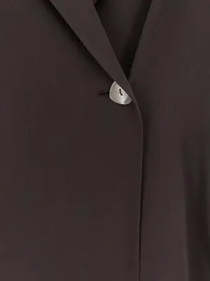 ALYSI Single-breasted Silk Blazer