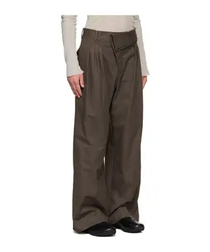 KIKO KOSTADINOV Fold-over Waist Casual Trousers