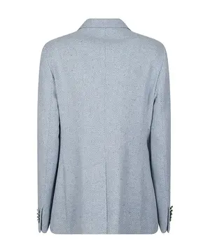 Tagliatore Long Sleeve Double Breasted Blazer