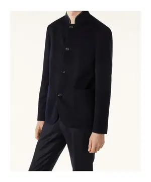 Loro Piana Spagna Jacket With Leather Trim