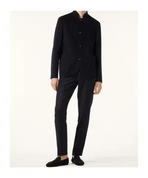 Loro Piana Spagna Jacket With Leather Trim