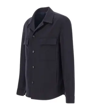 BRIGLIA 1949 Long-sleeve Button-up Jacket