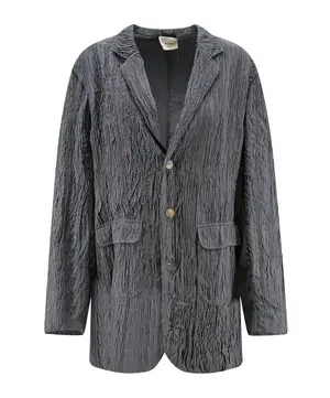 ALYSI Textured Single-breasted Blazer