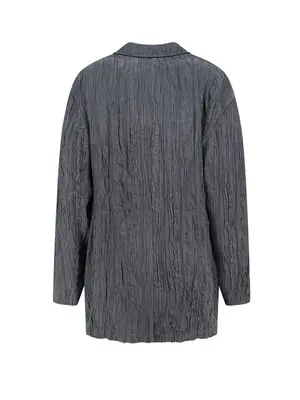 ALYSI Textured Single-breasted Blazer