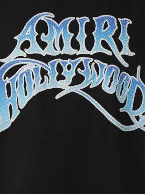 Amiri Rhinestone-embellished Logo-print T-shirt