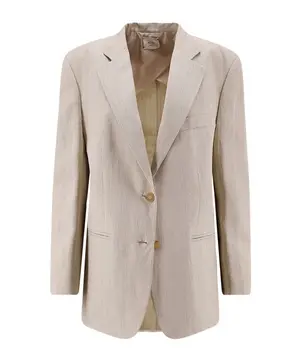 ALYSI Single-breasted Textured Blazer