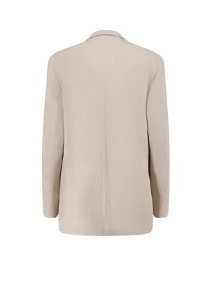 ALYSI Single-breasted Textured Blazer