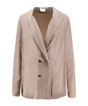 ALYSI Double-breasted Shawl-lapel Blazer