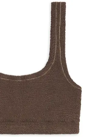 REINA OLGA Wide-strap Bikini Top