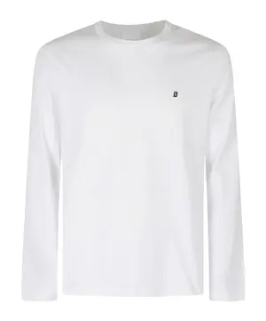DONDUP Casual Crew-neck T-shirt - White