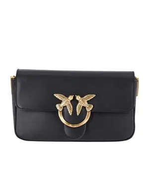 Pinko Logo Plaque Shoulder Bag