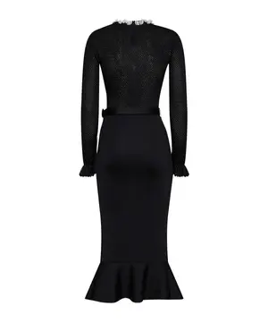 SELF-PORTRAIT Long-sleeved Dress
