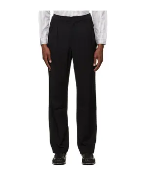 KIKO KOSTADINOV Mid-rise Casual Trousers - Black