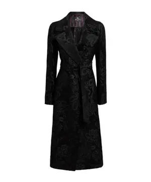 Etro Floral Jacquard Double-breasted Coat