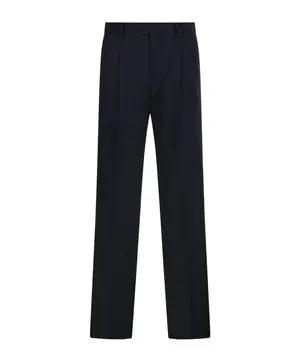 LARDINI Casual Trousers With Belt Loops - Black