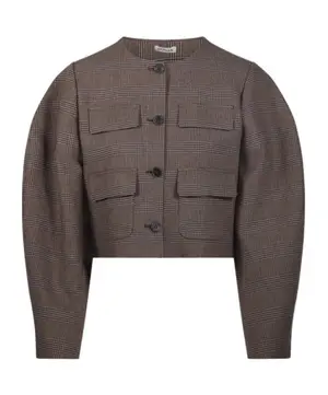 P.a.r.o.s.h Button-front Long-sleeve Casual Jacket