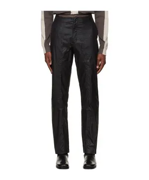 KIKO KOSTADINOV High-waisted Casual Trousers - Graphite Color