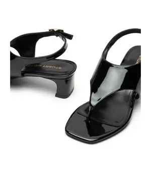 STUART WEITZMAN Baby Babette Thong Sandal - Black