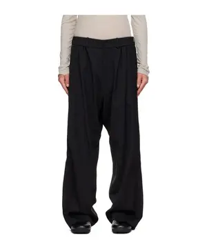 KIKO KOSTADINOV Casual Trousers With Belt Loops - Black