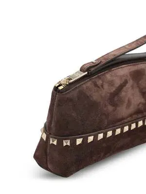 Valentino Garavani Rockstud Suede Pouch