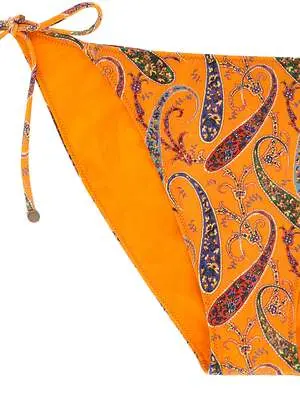 Etro Triangle Bikini With Paisley Print