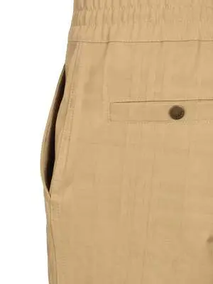 Burberry Textured Check Cotton Trousers