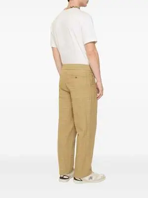 Burberry Textured Check Cotton Trousers