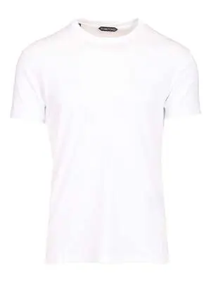 TOM FORD Tom Ford Men Perforated Ribbed T-Shirt