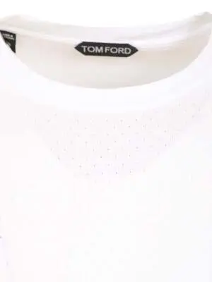 TOM FORD Perforated Ribbed T-shirt