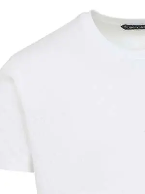 TOM FORD Perforated Ribbed T-shirt