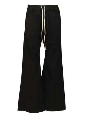 Rick Owens Wide Pusher Pants - Black