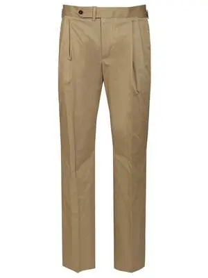 Dolce & Gabbana Stretch Gabardine Trousers - Green