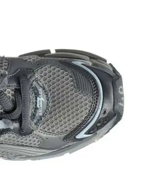 Balenciaga Runner Sneakers In Mesh And Nylon - Gray