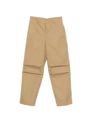 Dries Van Noten Straight Leg Cotton Twill Trousers
