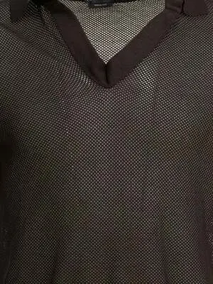 TOM FORD Knitted Polo Shirt - Brown