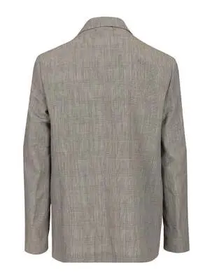 GOLDEN GOOSE Prince Of Wales Checked Wool Blend Blazer