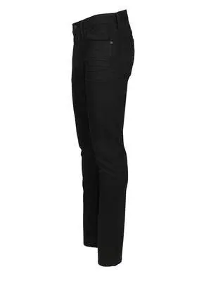 TOM FORD Slim-fit Five-pocket Stretch Denim Jeans With Suede Trim